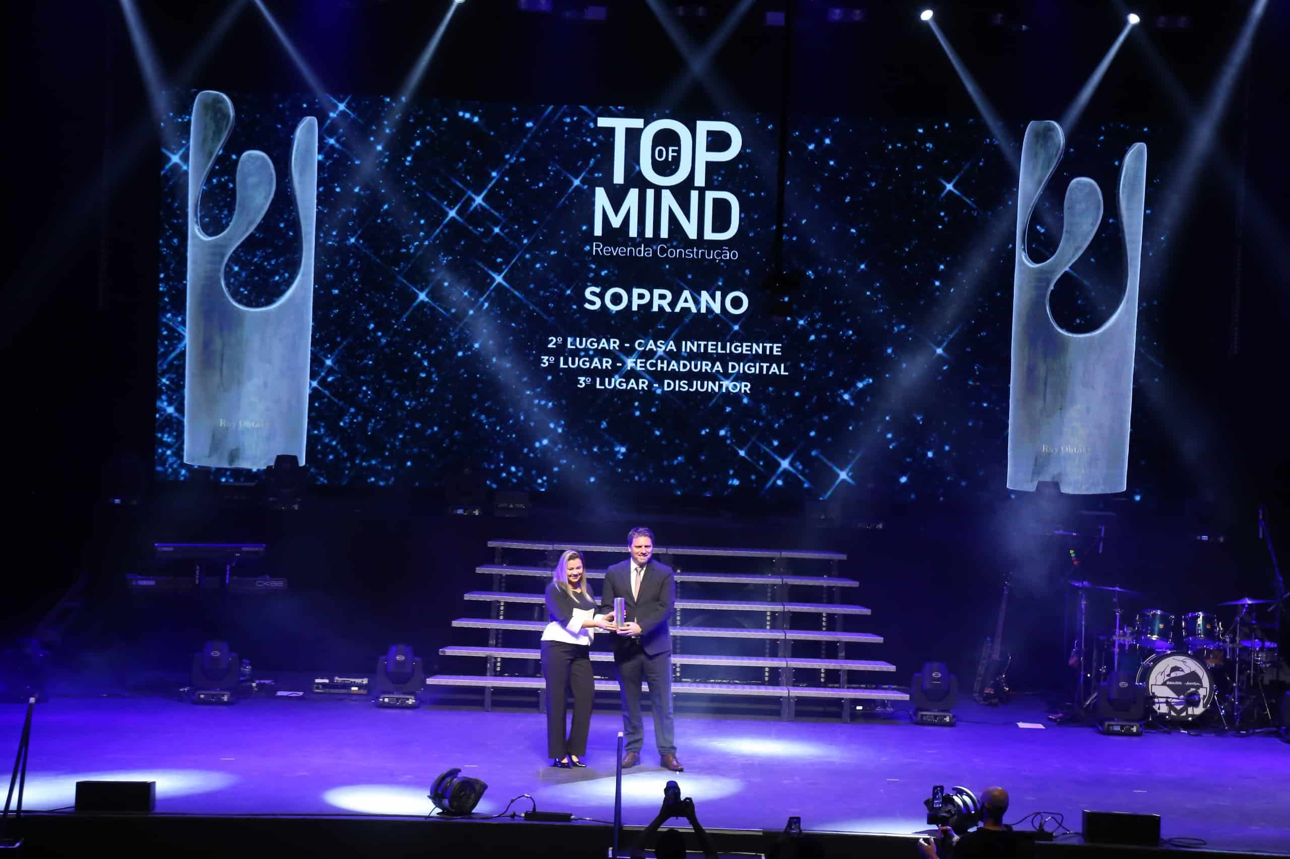 Top of Mind Revenda Construção 2025: Soprano conquista prêmio - Imobi Press